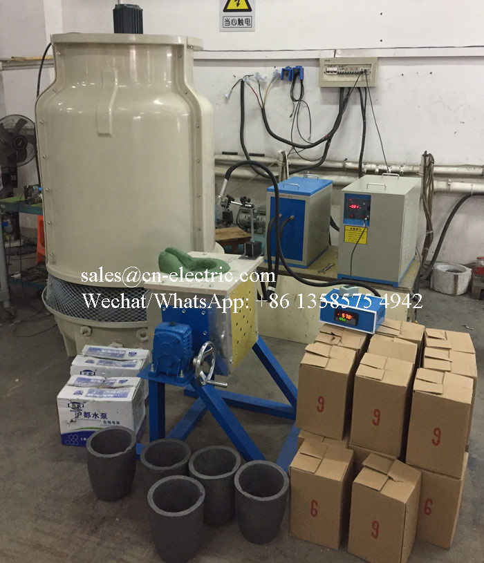 IGBT 35 KW 10 kg iron steel nickel alloy melting induction furnace with ...